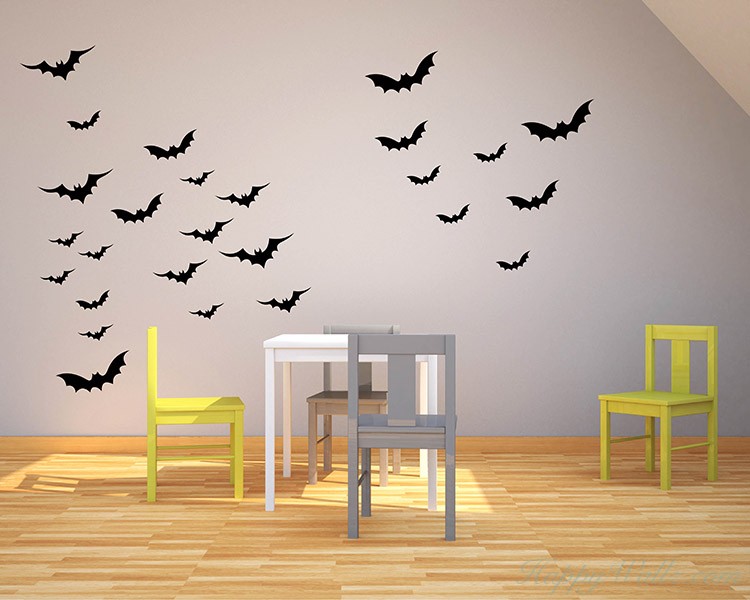 Little Bats Wall Decal Animal Stickers For Nursery
