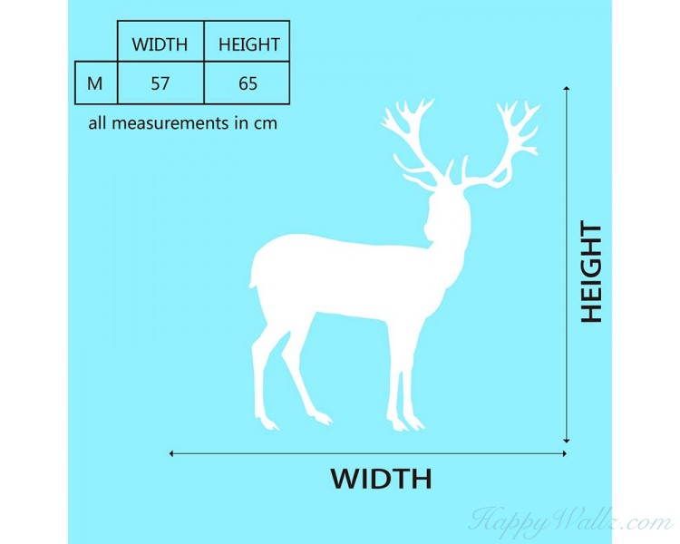 Large Deer Decal Lovely Animal Wall Stickers