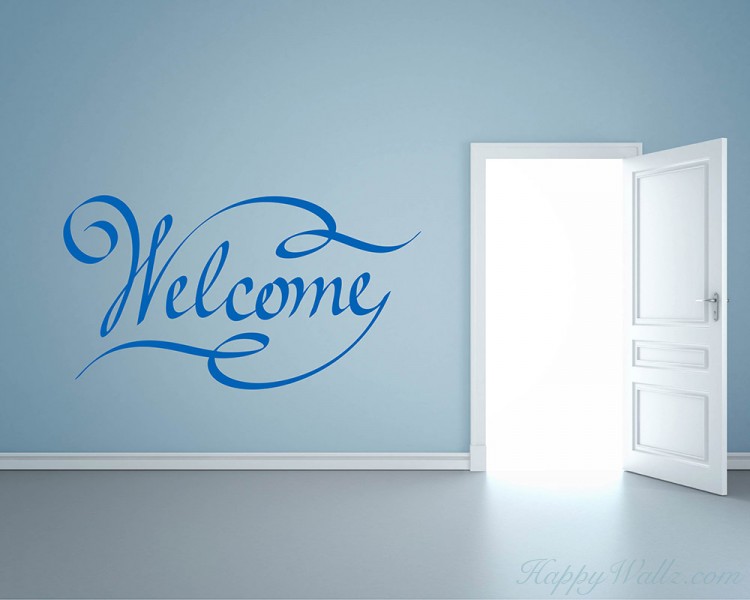 Welcome Quotes Wall Decal Family Vinyl Art Stickers